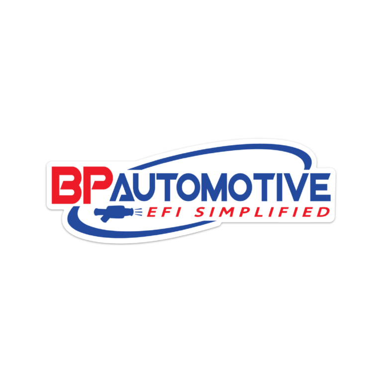 BP Automotive 'EFI Simplified' Decal 5" x 1.81"